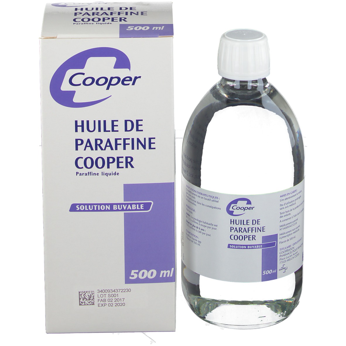 Cooper Huile de paraffine - shop-pharmacie.fr